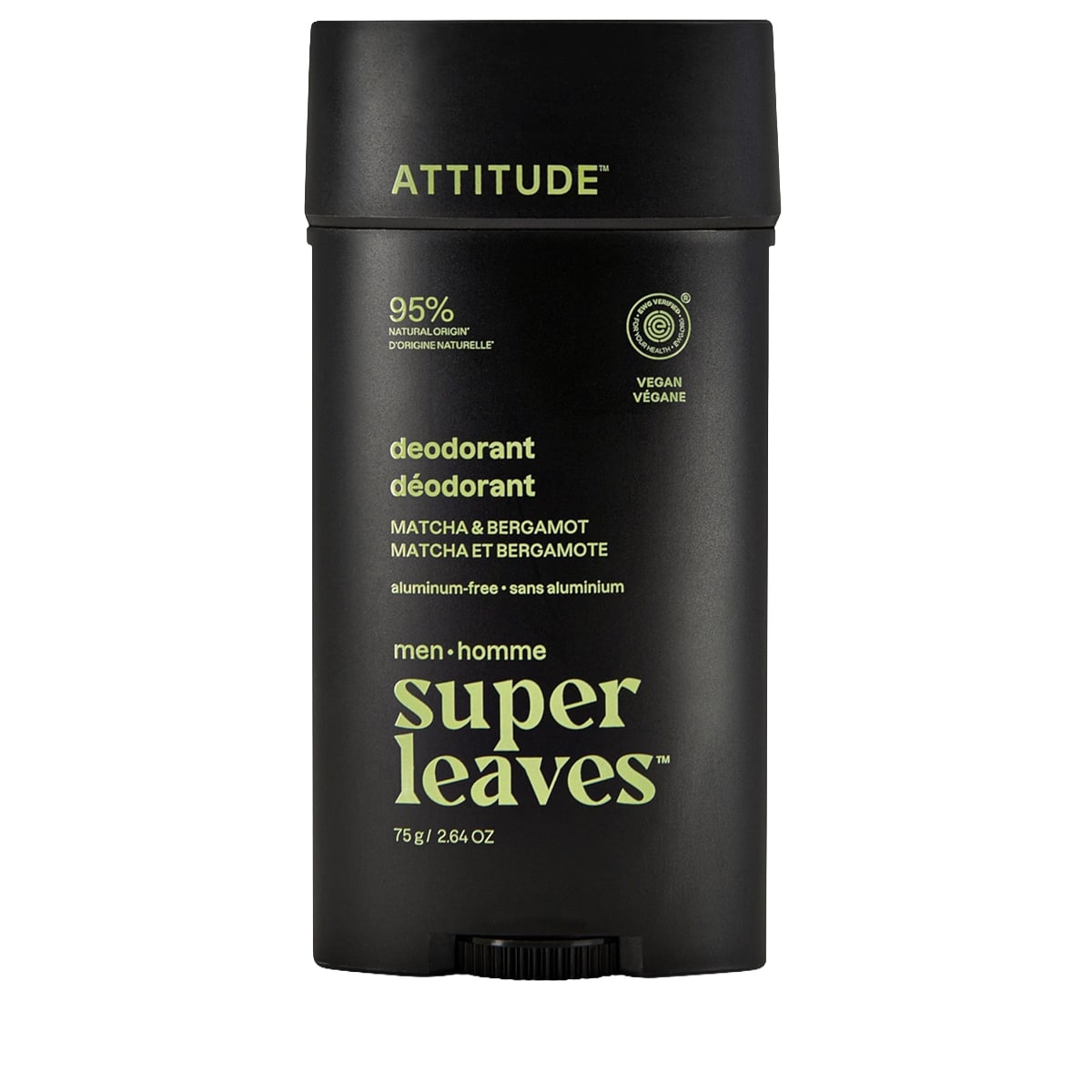 Attitude • Super Leaves Men Deodorant Matcha & Bergamotto • haar-shop.ch